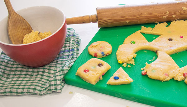 Messy fun in the kitchen