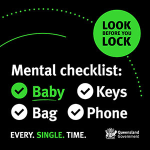 Sharing the important Look Before You Lock message with families